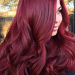 Deep Red Hair Dye Permanent with added Plex hair anti-breakage technology, Vegan & Cruelty Free | Smart Beauty