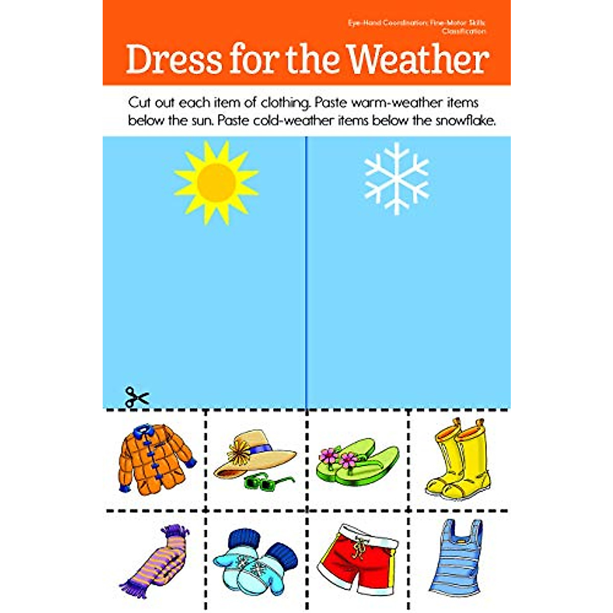 Preschool Cutting and Pasting: Scissor Skills Activity Book for Preschoolers to Practice Cutting Paper, Sort, Match, Find Patterns and More (Highlights Learn on the Go Practice Pads)