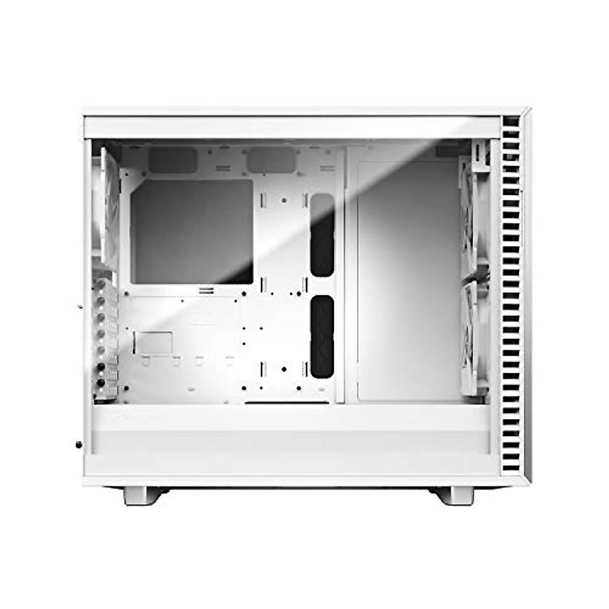 Fractal Design Define 7 White Brushed Aluminum/Steel E-ATX Silent Modular Tempered Glass Window Mid Tower Computer Case