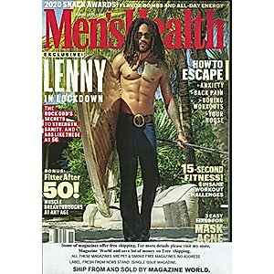 MEN'S HEALTH MAGAZINE, LENNY IN LOCKDOWN NOVEMBER, 2020