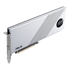 ASUS Hyper M.2 x16 Gen 4 (PCIe 4.0/3.0) Supports 4X M.2 NVMe Devices (2242/2260/2280/22110) Up to 256Gbps for AMD TRX40 / X570 PCIe 4.0 NVMe Raid and Intel® Platform