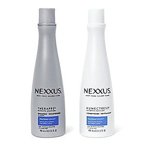 Nexxus Shampoo and Conditioner For Dry Hair Therappe & Humectress Hair Care With Proteinfusion Blend For 24-hour Moisture 13.5oz 2 Count
