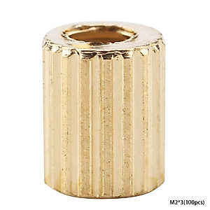 Standoff, 100 Pcs/Set Camera Standoff, Brass Standoff, Professional Practical Easy Installation M2 Standoff, for Micro-Motor Photographic Equipment(M2*3 (100pcs))