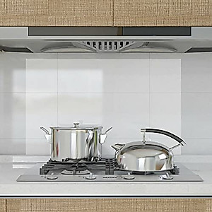 Self-Adhesive Film for The Kitchen, Transparent Protective Stickers, Cabinet Countertop Furniture Film, Waterproof Anti-Oil Wall Stickers 300x60CM