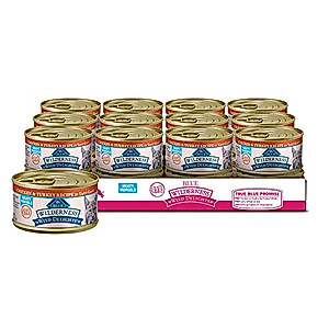 Blue Buffalo Wilderness Wild Delights High Protein Grain Free, Natural Adult Meaty Morsels Wet Cat Food, Chicken & Turkey 3-oz cans (Pack of 24)