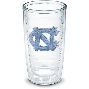 Tervis Made in USA Double Walled University of North Carolina Tar Heels Insulated Tumbler Cup Keeps Drinks Cold & Hot, 16oz, Primary Logo