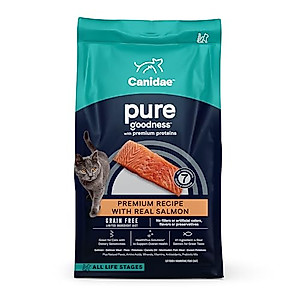 Canidae Pure Limited Ingredient Premium Dry Cat Food, Real Salmon Recipe, 5 lbs, Grain Free