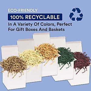 BOX USA Crinkle Paper 10 lb. White, 1-Pack | Packaging Paper for Shipping, Moving, and Storage Supplies