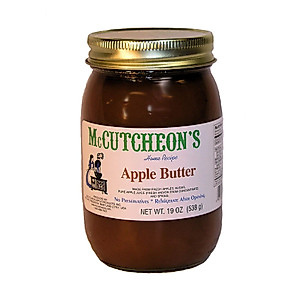 McCutcheon's Home Recipe Apple Butter; Rich Mellow Flavor; All Natural Ingredients; No Preservatives; Made in the USA; 19 ounces