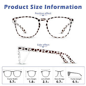 LETAAKA Safety Goggles, 4 Pack Anti Fog Safety Glasses for Women Men, Blue Light Blocking Eyeglasses Anti Dust UV Protective Eyewear