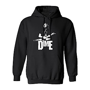 Dimebag American Musician Heavy Metal Music Unisex Hooded Sweatshirt (Black, 3X-Large)