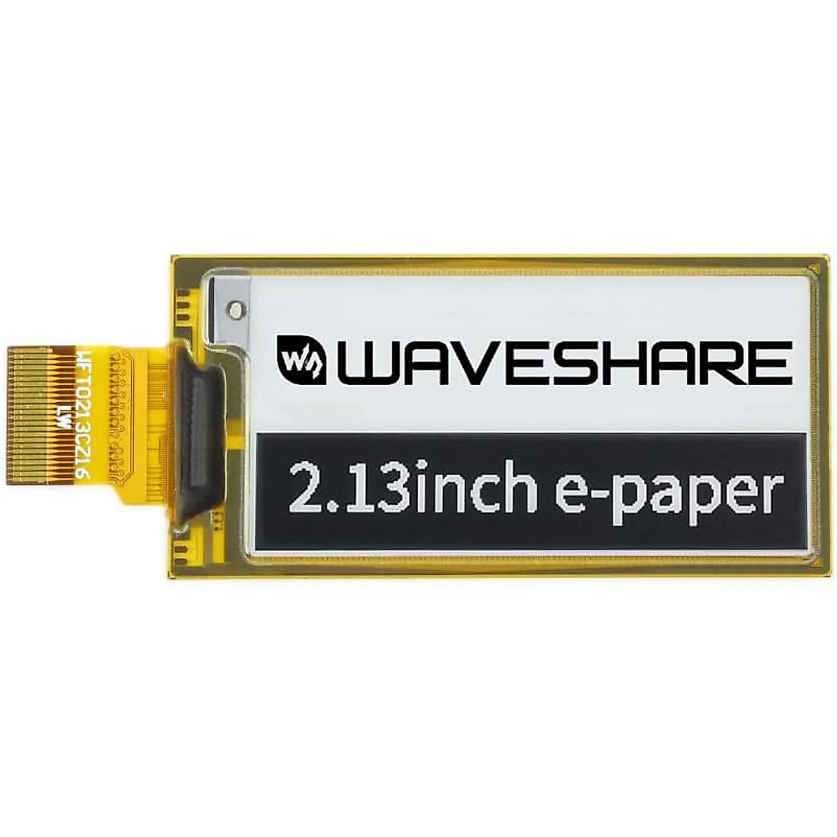 Waveshare 2.13inch Flexible E-Ink Raw Display Compatible with Raspberry Pi 4B/3B+/3B/2B/B+/A+/Zero/Zero W/WH/Zero 2W Series Boards 212x104 Resolution Dual-Color Supports Partial Refresh