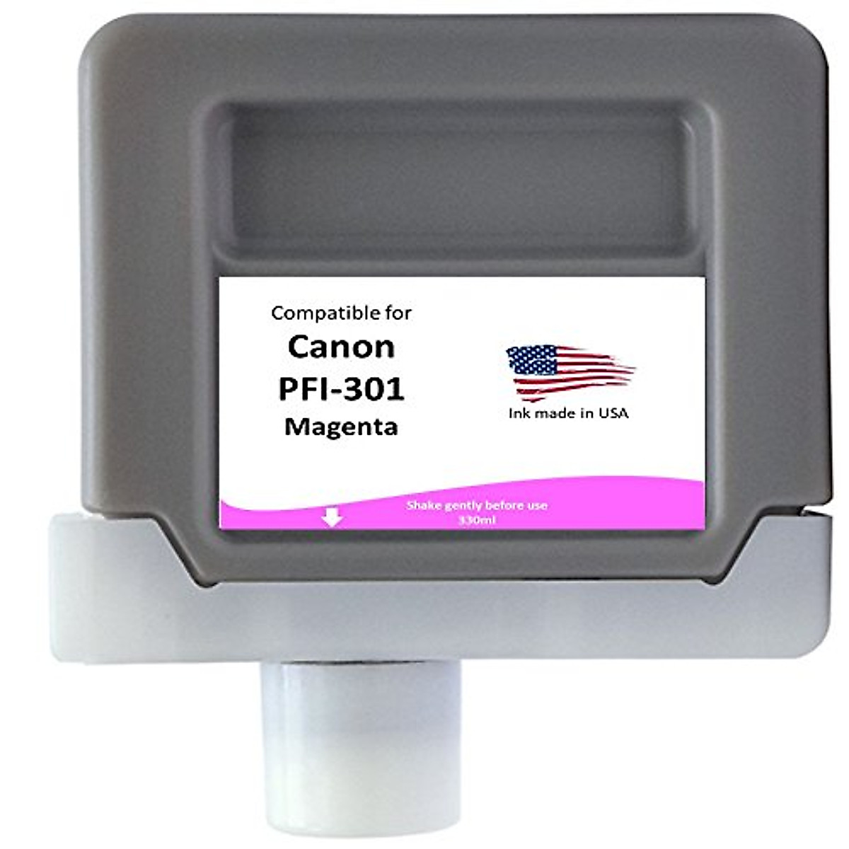 Compatible Canon PFI-301M Cartridge- Magenta