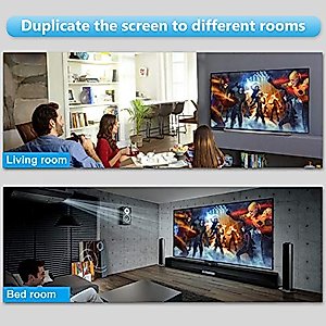 HDMI Splitter 4K@60Hz, avedio links HDMI Splitter 1 in 2 Out, HDMI Splitter for Dual Monitors Only Duplicate/Mirror Screens, Support HDMI2.0b, HDCP2.2, 18.5Gbps, Auto Scaling, Full HD 1080P 3D