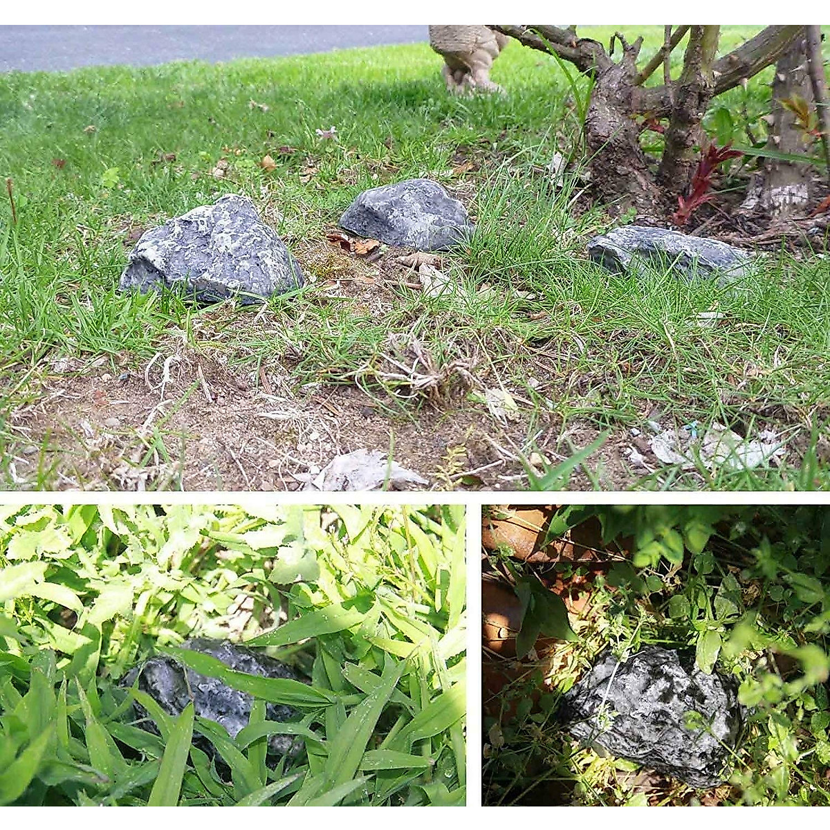 FingerLakes Hide-A-Spare Key Fake Rock - Looks, Feels & Weighs Like Real Stone - Safe for Gardens, Yards, Geocaching