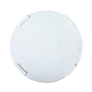 skyehomo Round Resin Marble Tray,Marble Pattern Decorative Storage Organizer,Vanity Tray for Candles,Cosmetics,Perfume,for Bathroom Bedroom Kitchen Nightstand Dressers