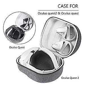 WOONITH VERSAINSECT Protective Cover Storage Bag Carrying Case for -Oculus Quest 2 VR Headset