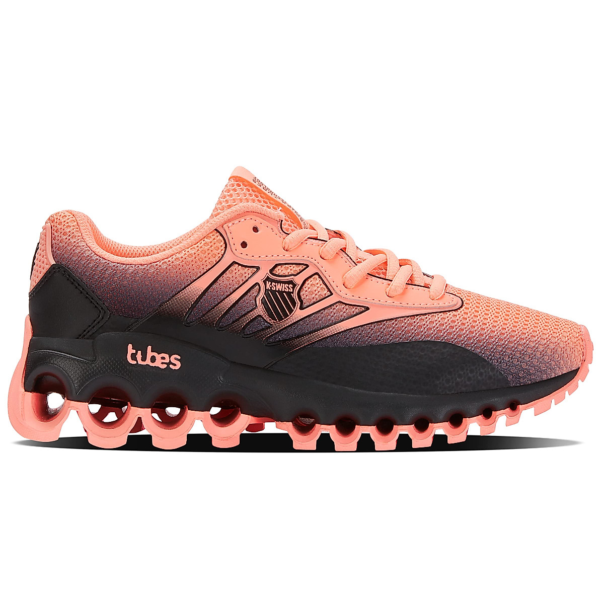 K-Swiss Women's Tubes Sport Training Shoe, Lite Neon Coral/Black, 8 M