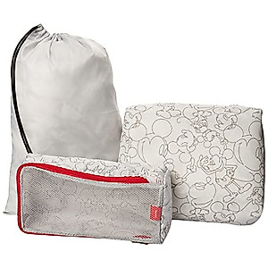 American Tourister Disney Molded Hardside Expandable Luggage with Spinner Wheels, Black, Carry-On 20-Inch