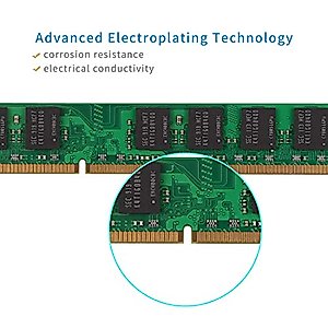 TECMIYO DDR2 Ram 8GB Kit (4X2GB) Desktop Ram DDR2 800 PC2-6400U Dimm PC2 2GB CL6 1.8V 240 Pin Non-ECC Unbuffered Desktop Memory Ram Modules