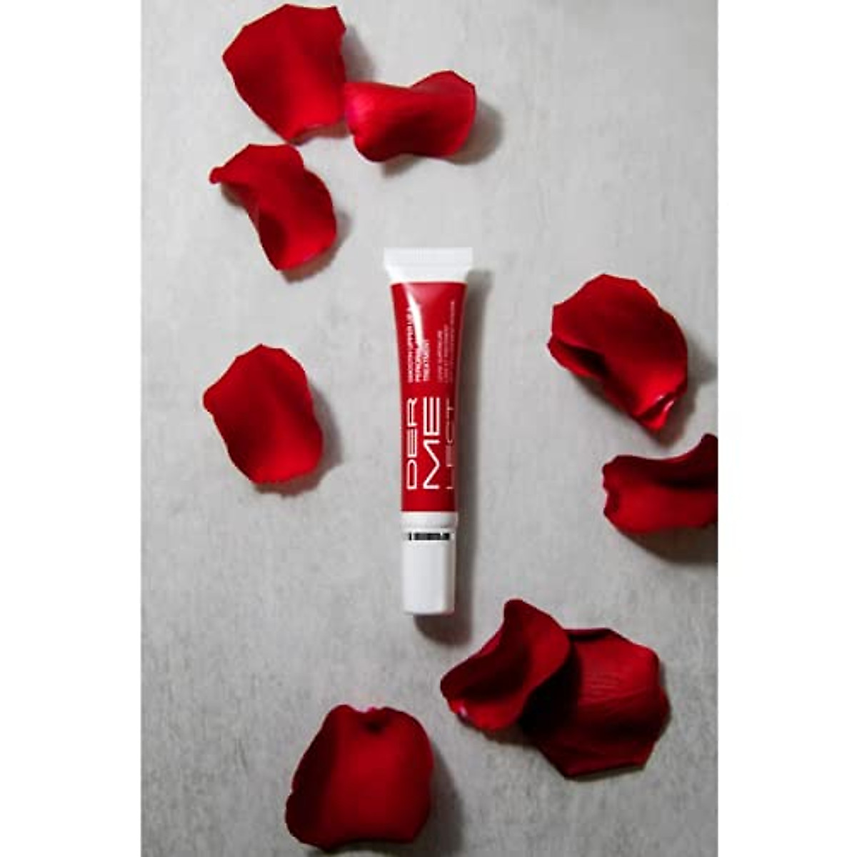 Dermelect Smooth Upper Lip Anti Aging Cream - with Hyaluronic Acid, Collagen, Retinol, Brightening & Smoothing Cream for Lip Lines, Smile Lines, Discoloration, Lipstick Bleeding and Feathering, 0.5 oz