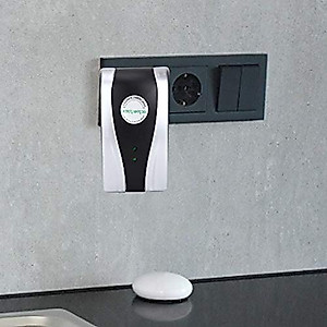 Qioni Electric Power Saver Device, 90V-250V 30KW Intelligent Electricity Saving Box, Energy Electricity Saving Power Box for Household Office, Work Continuously & Stabilize Voltage