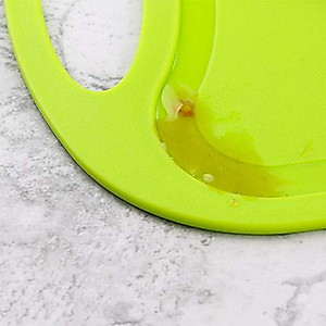 everd1487HH Nonslip Plastic Cutting Board Food Fruit Chopping Block Mat Kitchen Cook Supply with Hanging Hole Light Pink