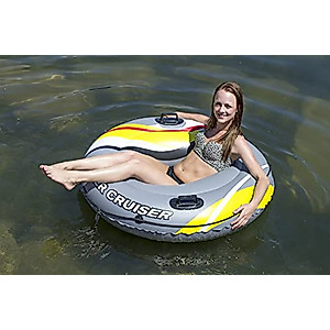 Poolmaster Deluxe Cruiser Inflatable Raft Inner Tube River Float