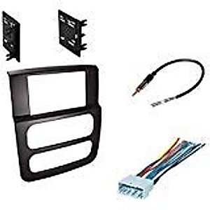 Double Din Dash Kit w/Harness and Antenna for 2002-2005 Dodge Ram Pickup 1500