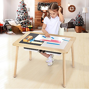 Sensory Table for Toddlers, Kids Play Sand Table with 2 Large Storage Bins, Indoor Outdoor Activity Table for Boys and Girls