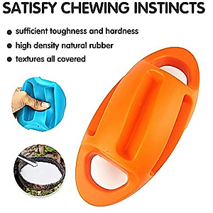chenmgen Chewing Toys Interactive Training Dog Toy Toy Dog Dog Vocal Toys Bite Pub Blowing Rubber Toy Rugby Toy Roop,Orange