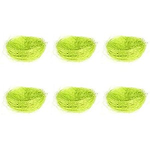 SOIMISS 6pcs Easter Party Supplies Nests Easter Table Decorations Simulation Birds Nest Natural Ornaments Decorative Easter Nest Garden Artificial Nest Moss Bird Nest The Bird's Nest Chick