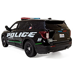All Star Toys 2022 Ford Explorer Police Interceptor Utility Promo 1:24 Diecast Model Car Exclusive Motormax 76992