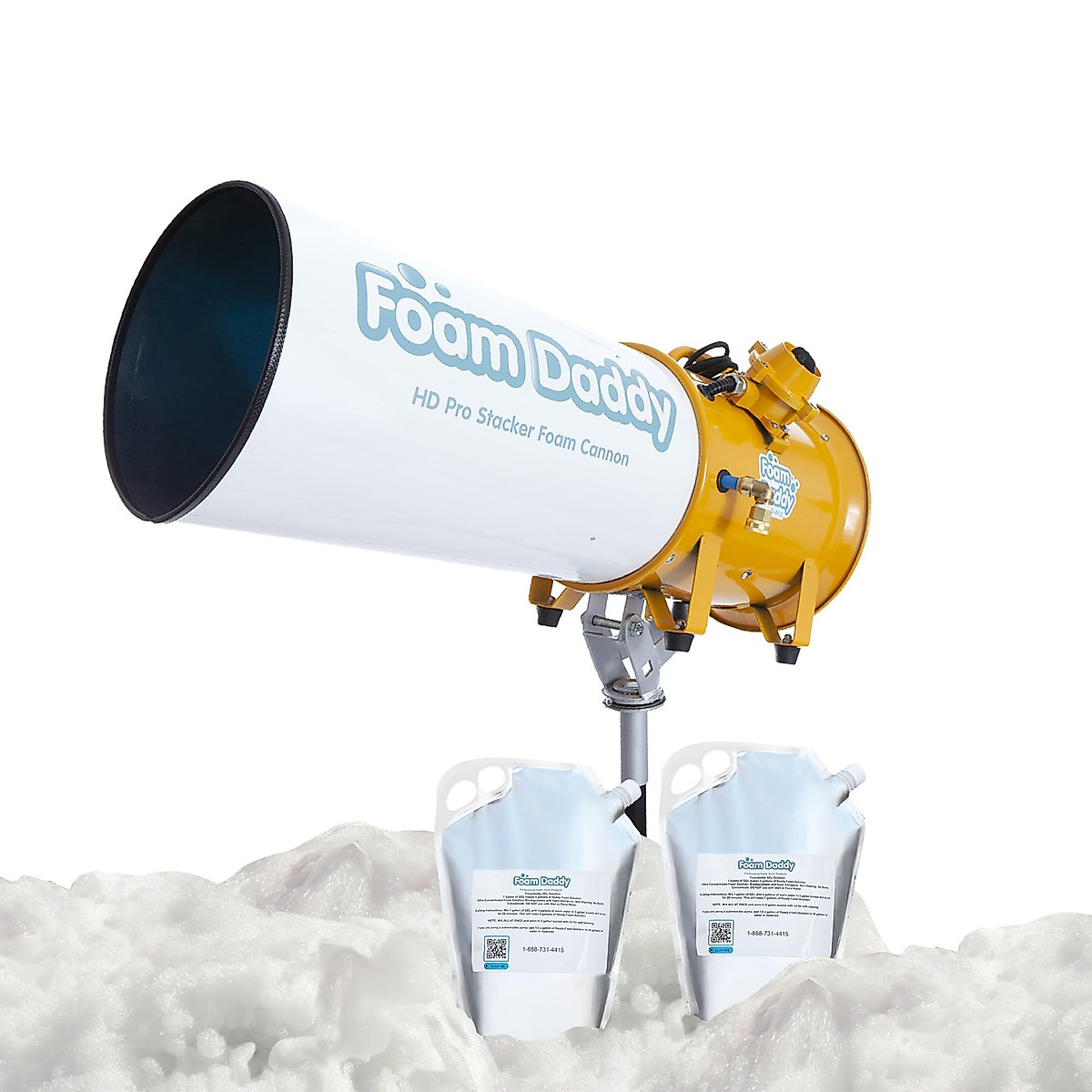 HD Pro Stacker Foam Cannon - Shoots Up to 30ft for Sky-High, Show-Stopping Foam Effects - Foam Machine Perfect for Large Scale Events, Festivals & Professional Entertainment Venues