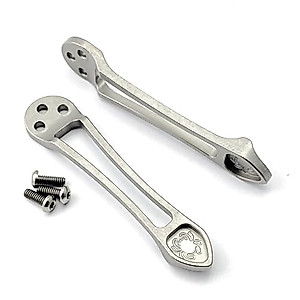 ZHOUSUFEN Deeply Carry Pocket Clip with Screws Metal Pocket Back Clip for Paramilitary 2 4 Stretch Yojimbo 2 Replacement