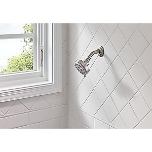 Moen 20090SRN Ignite Five-Function 3 3/4" Diameter Spray Head Wallmount, Spot Resist Brushed Nickel