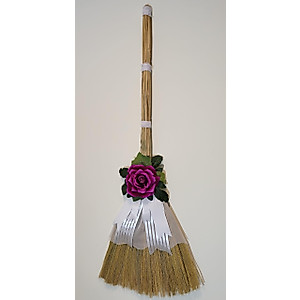OnHoliday 34" Wedding Jumping The Jump Broom Ceremony Design Your Own Bridal Accessory
