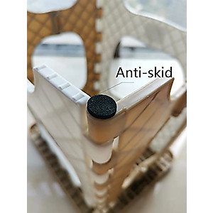 QSYW Folding Step Stool Compact Plastic Foldable Step Stool Holds Up to 300 lbs,12 inches,30cm,Non-Slip(Green) 1PCS