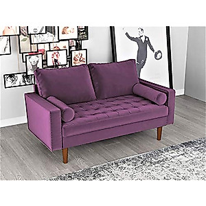 US Pride Furniture S5458-LV Love Seats, Purple