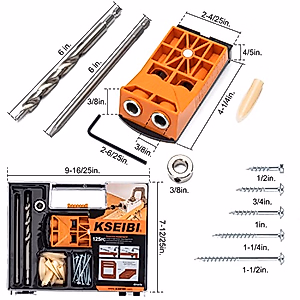 KSEIBI Pocket Hole Jig Accessories (Double)