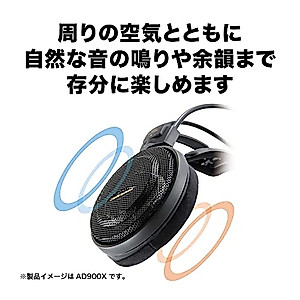 audio-technica ATH-AD900X Open-Back Audiophile Headphones,Black