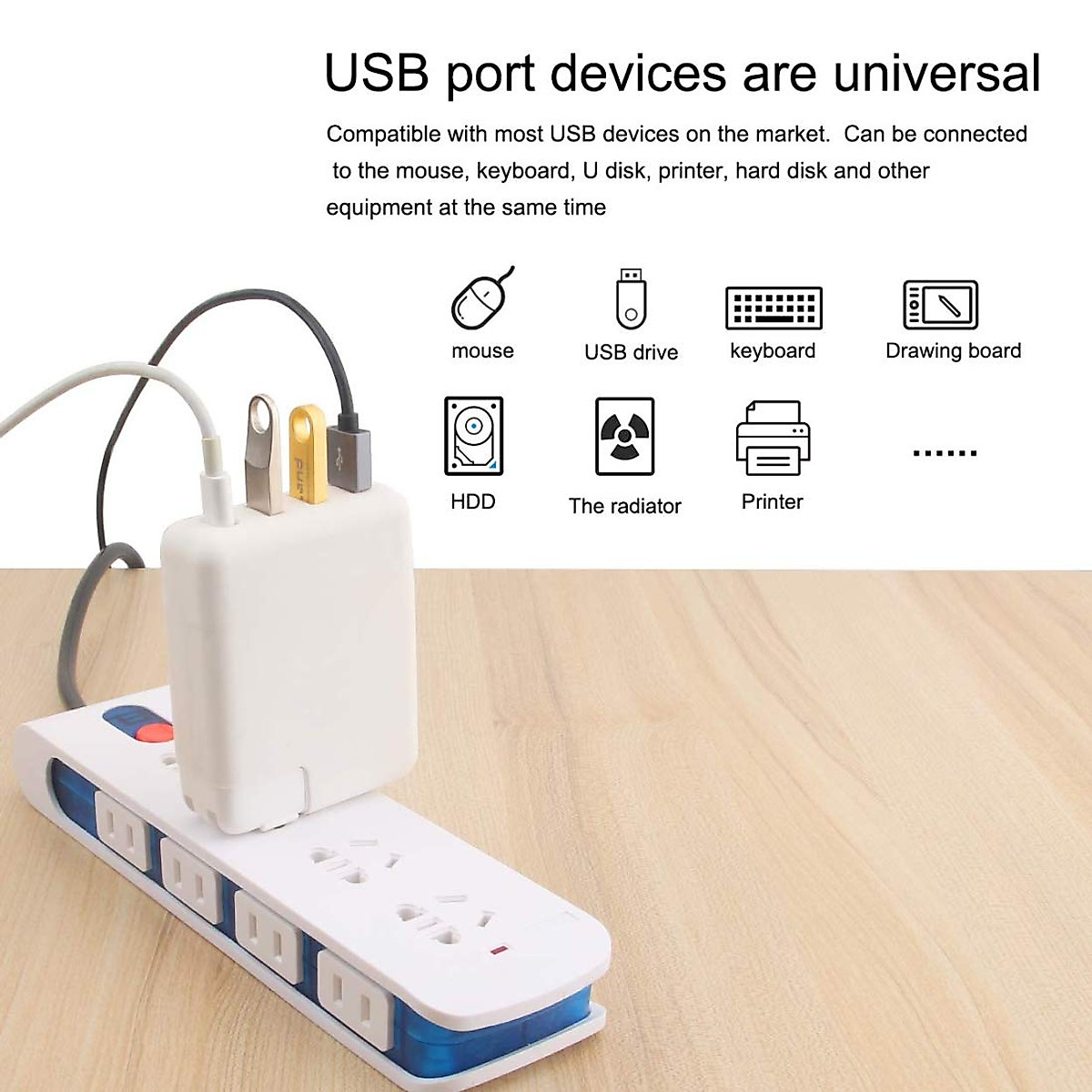 USB Hub Portable USB Hub USB Type-C 61W Laptop Power Dock Multi-Function HUB with 3 USB 3.0 Interface 1 Type-C Interface