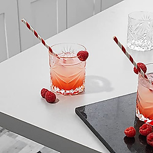 RCR Oasis Crystal Short Whisky Water Tumblers Glasses, 320 ml, Set of 6, 23 x 15.5 x 15.5 cm