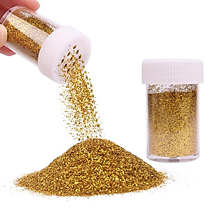 18g/Bottle, 20 Pack Shake Jar Fine Glitter,Assorted Extra Fine Glitter Powder for Nail Art DIY Craft Tumbler Epoxy Resin Jewelry Making Christmas Ornament Decotation