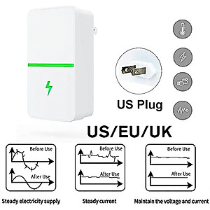 DAILAO Power Saver Stop-Watt Energy Saving Device, Pro Power Saver by, Watt Save Device-Stable Voltage Device of Household Office Factory Market (6PCS)