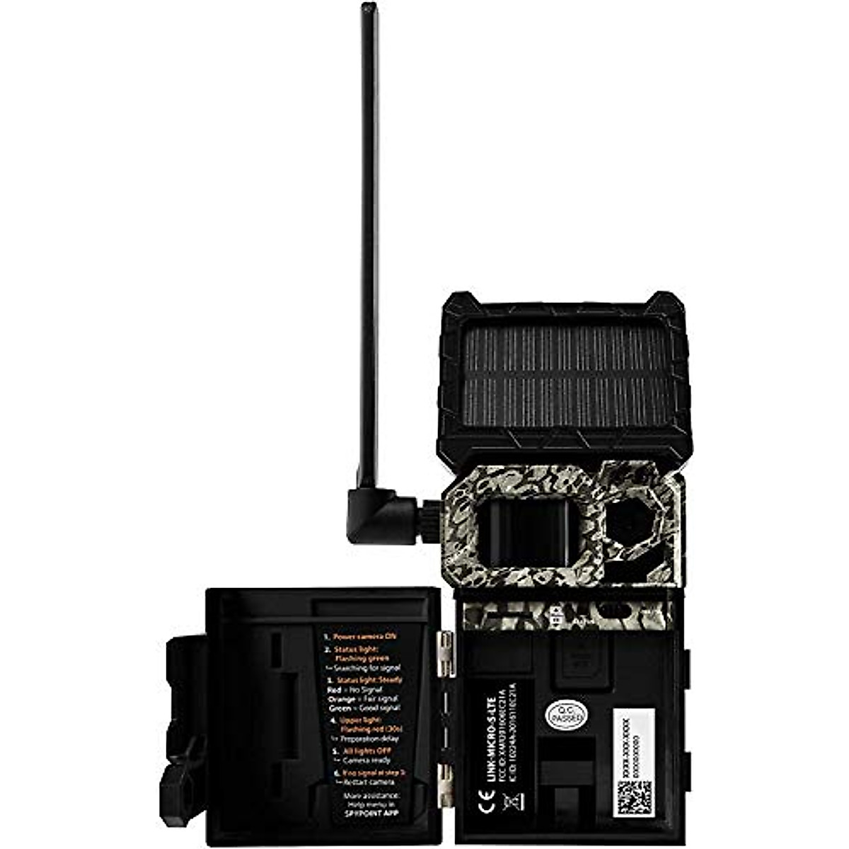 SPYPOINT Link-Micro-S-LTE Solar Cellular Trail Camera with LIT-10 Battery and Security Steel Case (Link-Micro-S-LTE-V)