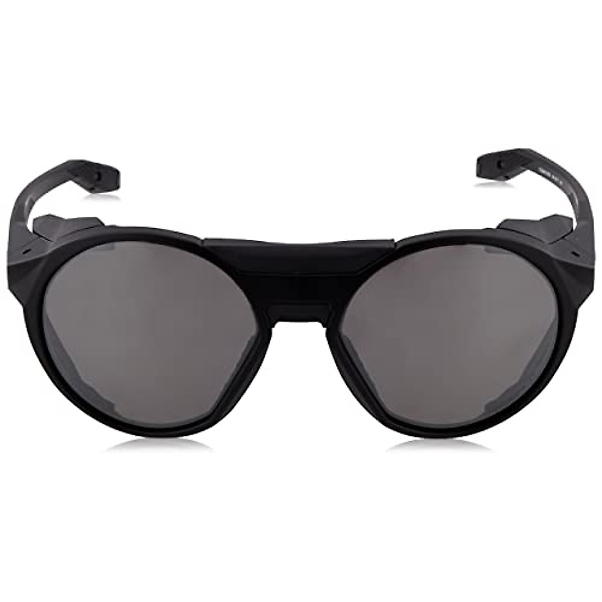 Oakley Men's OO9440 Clifden Round Sunglasses, Matte Black/Prizm Black Polarized, 54 mm