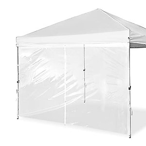 Turtle Life Clear Sidewall for 10 x 10 Pop up Straight Canopy Tent, Transparent Sunwalls, 1 Pack Panel Only