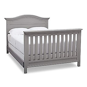 CC KITS Full-Size Conversion Kit Bed Rails for Serta Aberdeen, Adelaide, Ashland, Banbury, Barrett, Bethpage, Fairmont, Fall River, Fernwood & Mid-Century Modern Lifestyle 4-in-1 Cribs (Grey)