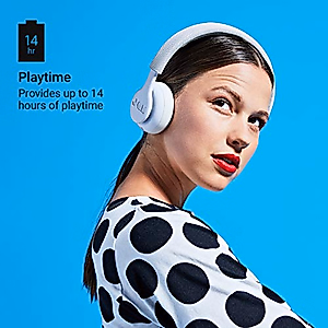 Been There, On-Ear Bluetooth Headphones 14 Hour Playtime, Hands-Free Calling, Sweat and Rain Resistant IPX4 Rated, 50 ft. Range JAM Audio Gray, 8.63x3.13x8.75